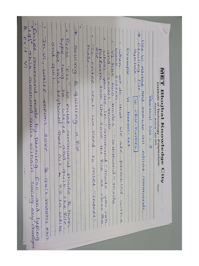 LOS Practical 5 | PDF