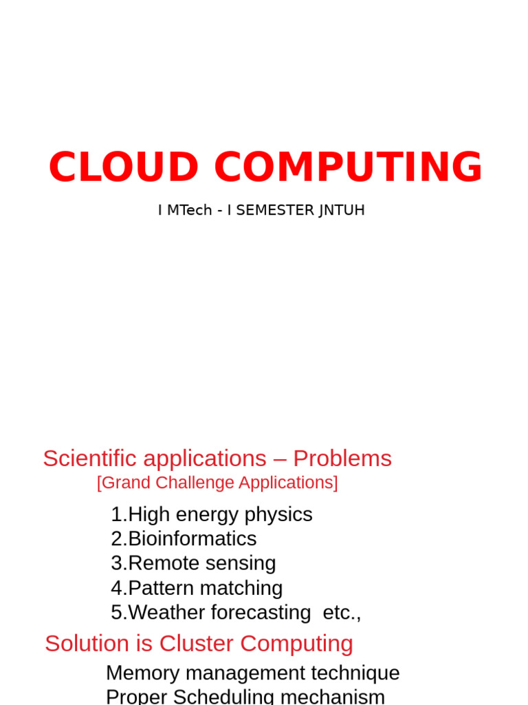 Cloud Computing - Unit 2 | PDF
