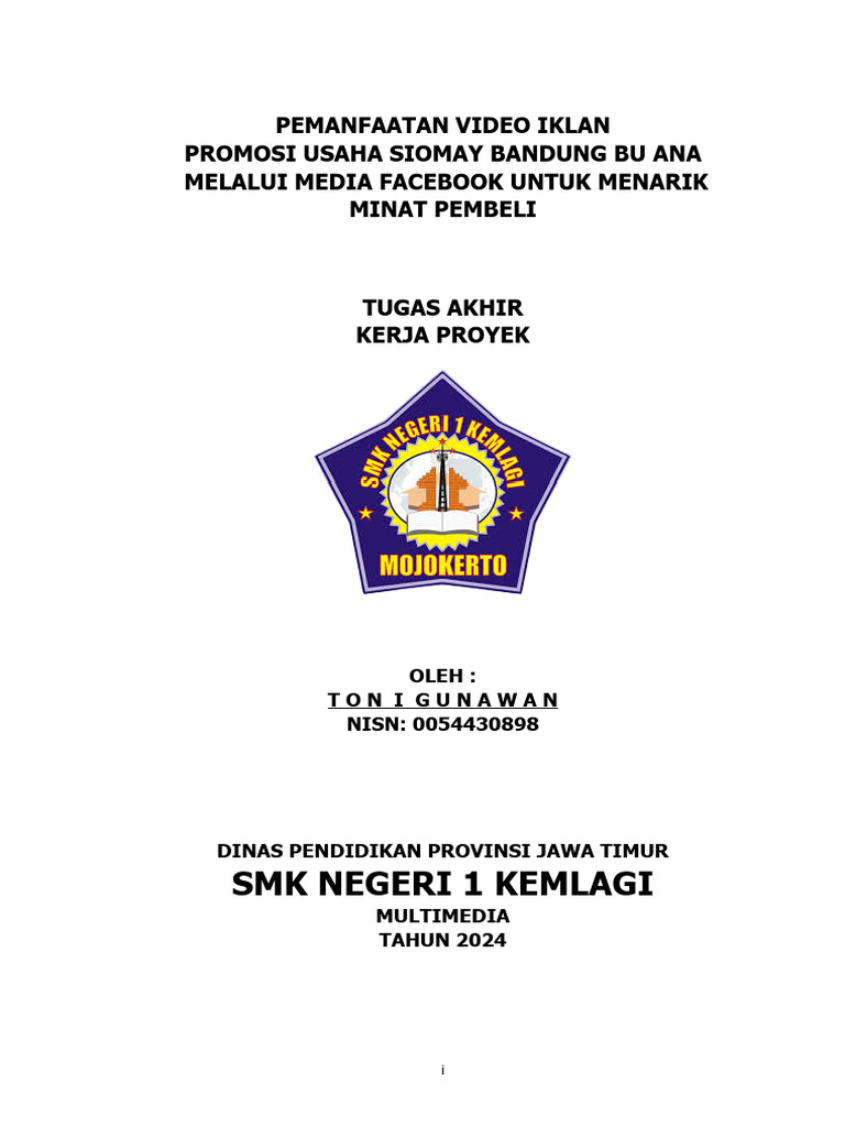 Proposal Rancangan Kegiatan Promosi | PDF | Bisnis