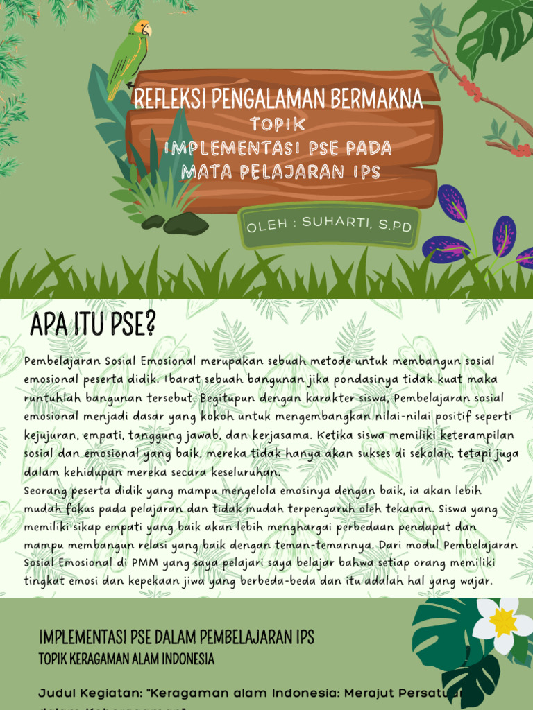 Refleksi Pengalaman Bermakna Topik | PDF