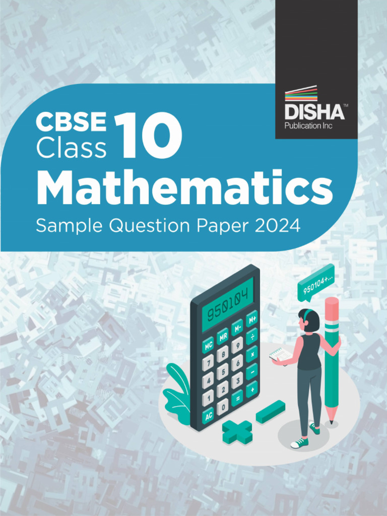 CBSE Class 10 Mathematics Sample Paper 2024 - Interior | PDF | Area ...