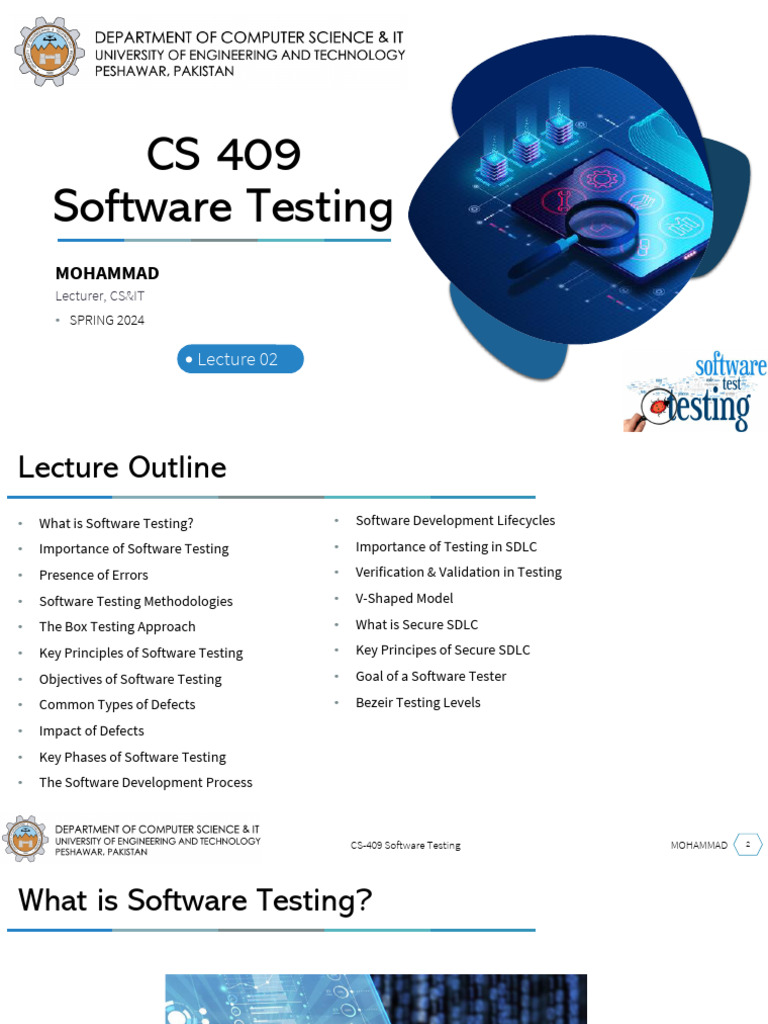 ST Lecture02 SP24 | PDF