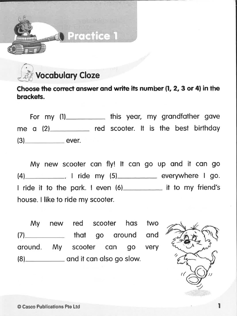 P2 Classroom English (Practice 1-10) | PDF