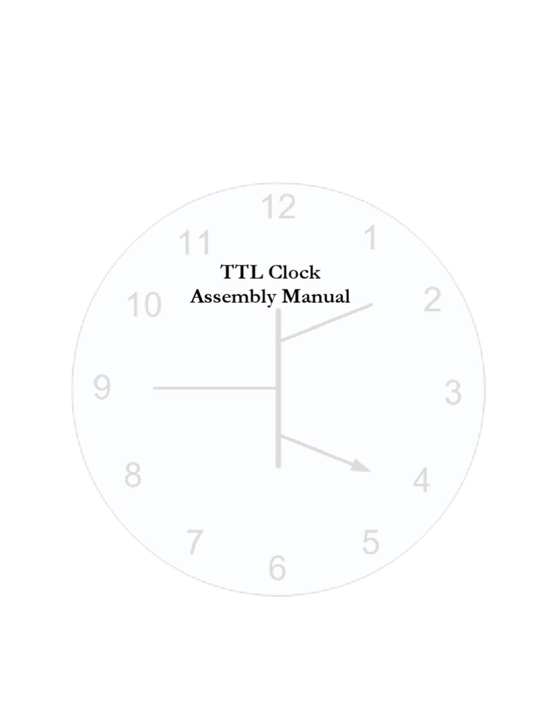 Digital Clock Circuit | PDF | Electronic Circuits | Capacitor