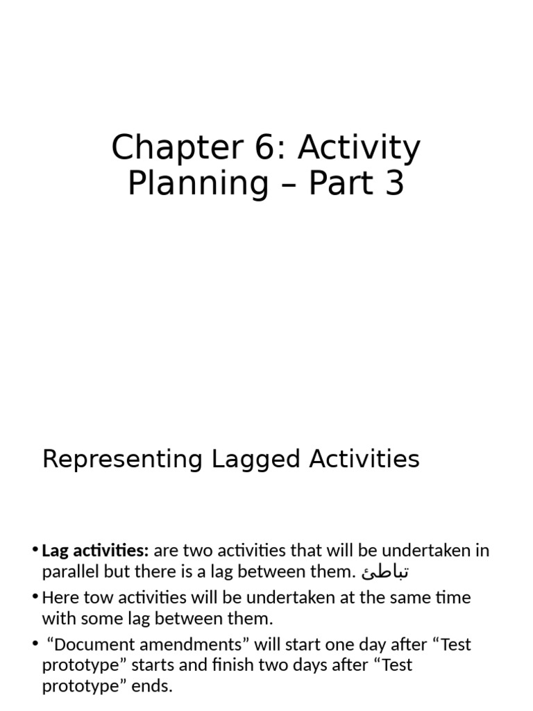 Unit 2-Activity Planning - Part 3 | PDF Unit 2-Activity Planning - Part 3 | PDF