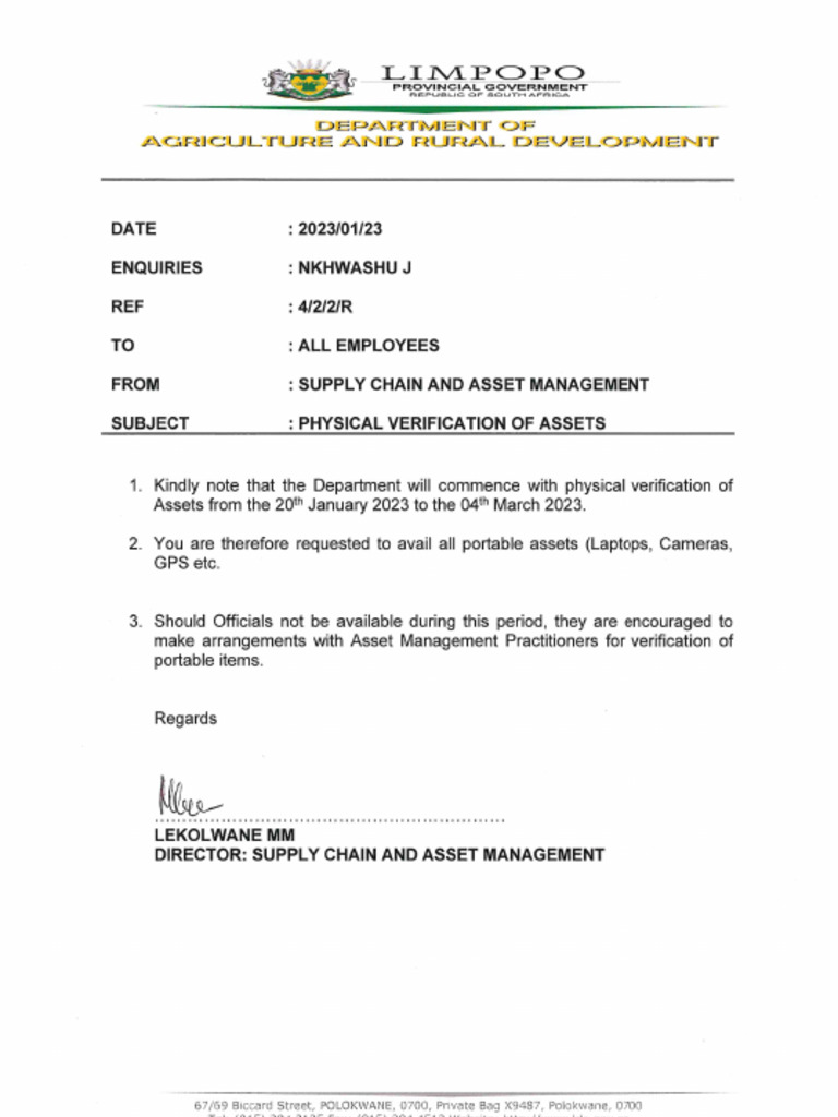 Verification of Assets | PDF