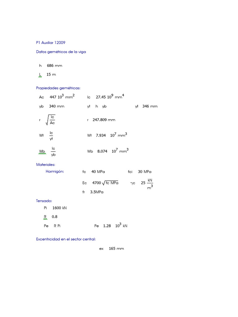 Mathcad P1 Auxiliar 1 2009 | PDF