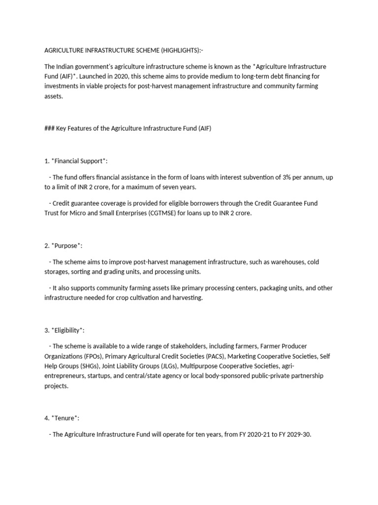 Schemes Highlights | PDF