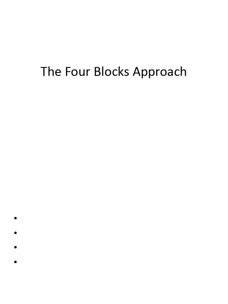The Four Blocks Approach | PDF