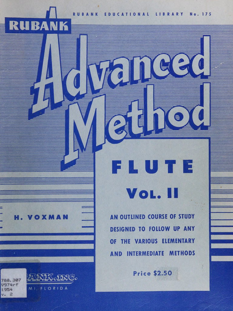 Advanced Method Flute - Volume 2, - Anna's Archive | PDF
