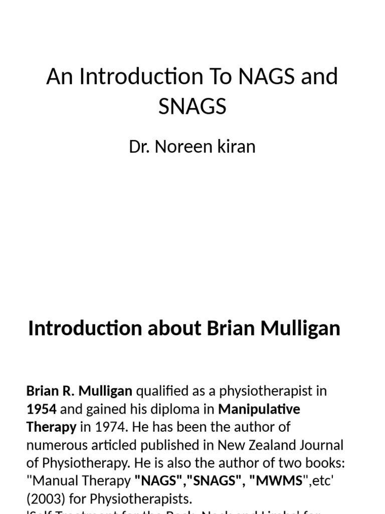 Nags and Snags | PDF