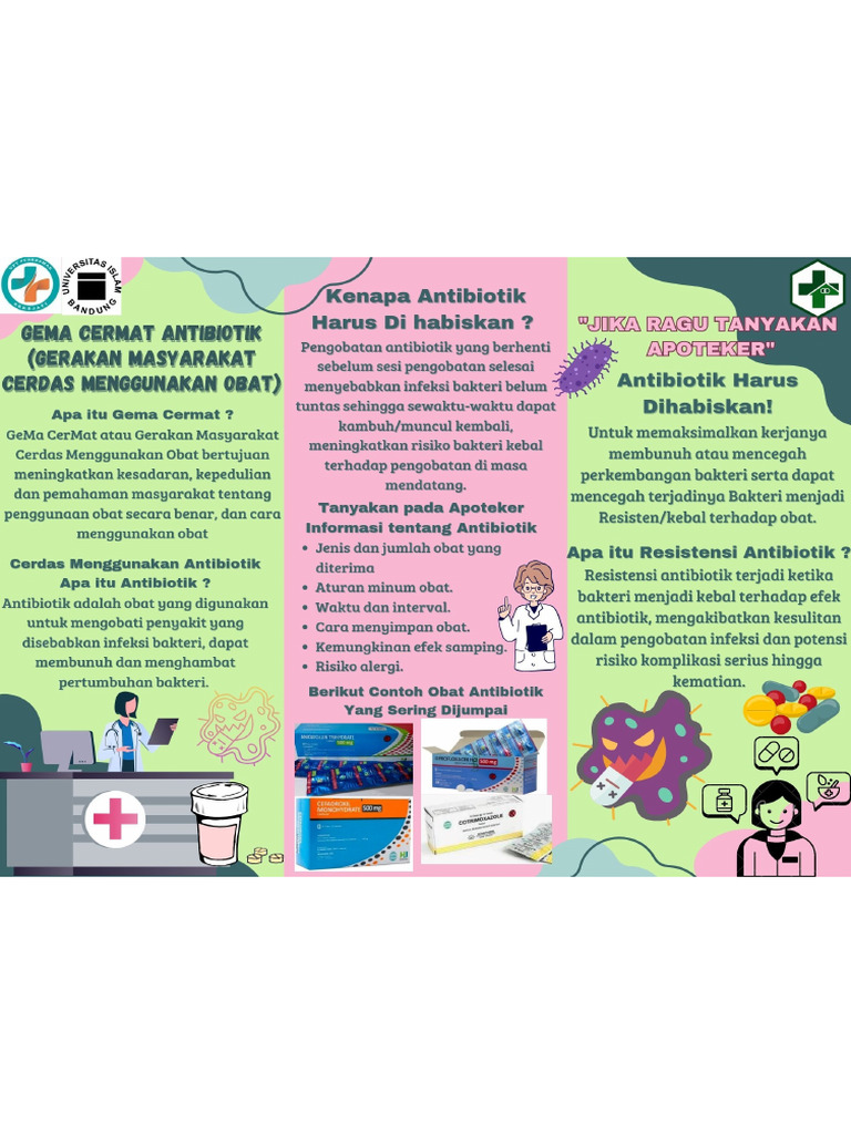 Leaflet Gema Cermat Antibiotik Tara | PDF