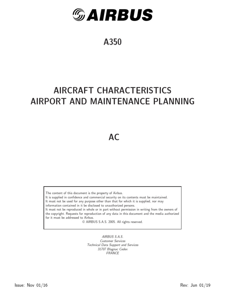Airbus Commercial Aircraft AC A350 900 1000 | PDF