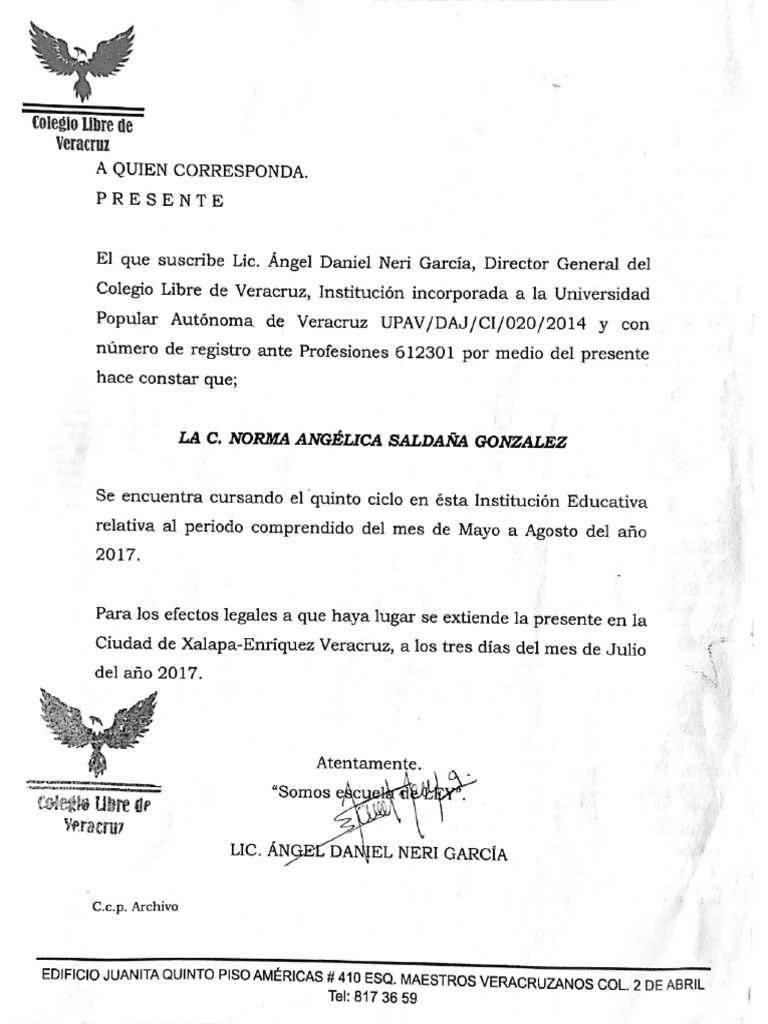 Dovumentacion Norma Angelica Saldaña Gonzalez 2 | PDF