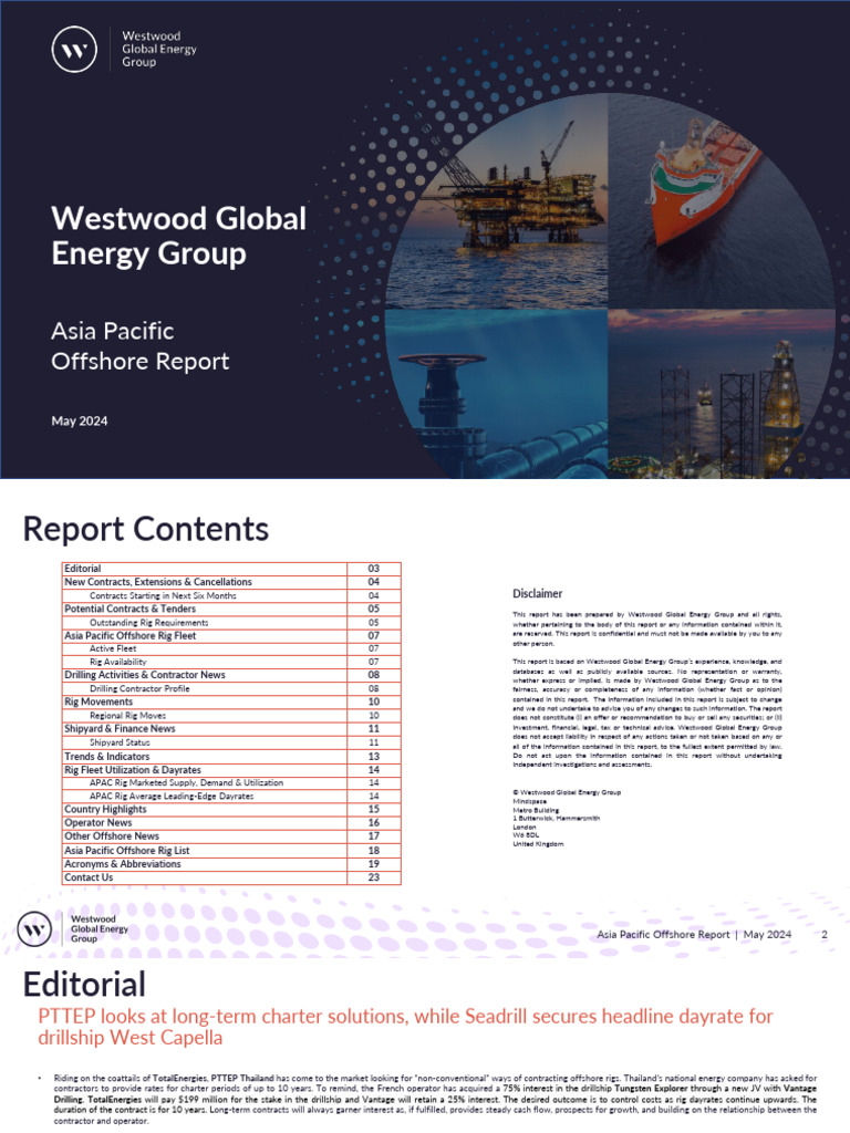 APAC Report Issue 243 Mid-May 2024 | PDF | Oil Well | Business