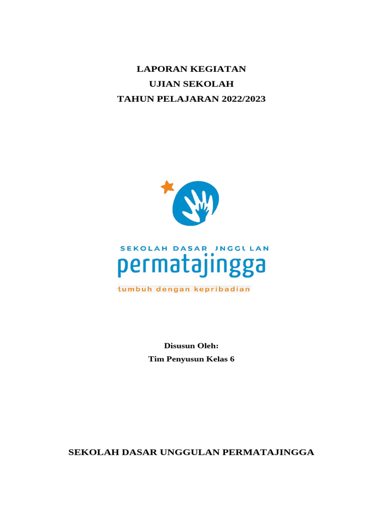 Cover Administrasi Ujian Sekolah | PDF