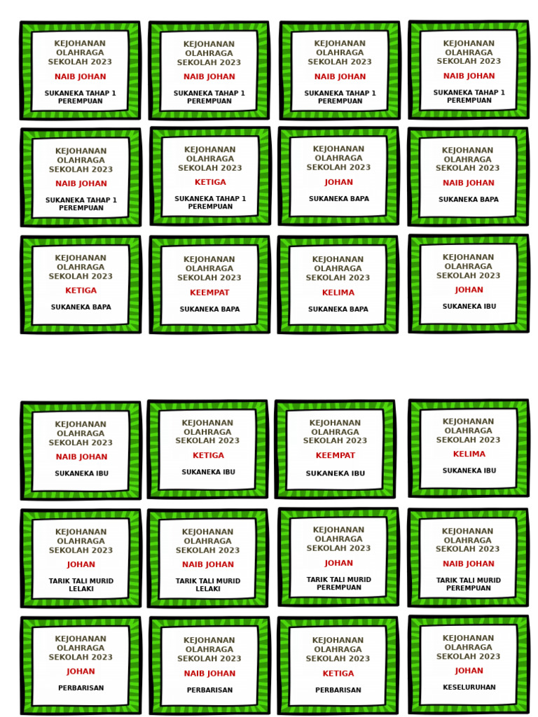 Label Bulan Kemerdekaan 2022 | PDF