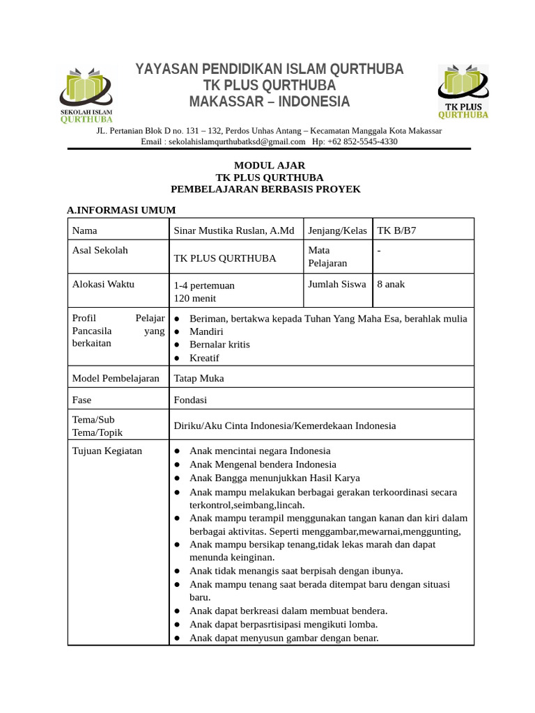 04 Modul Kemerdekaan Indonesia P5 | PDF