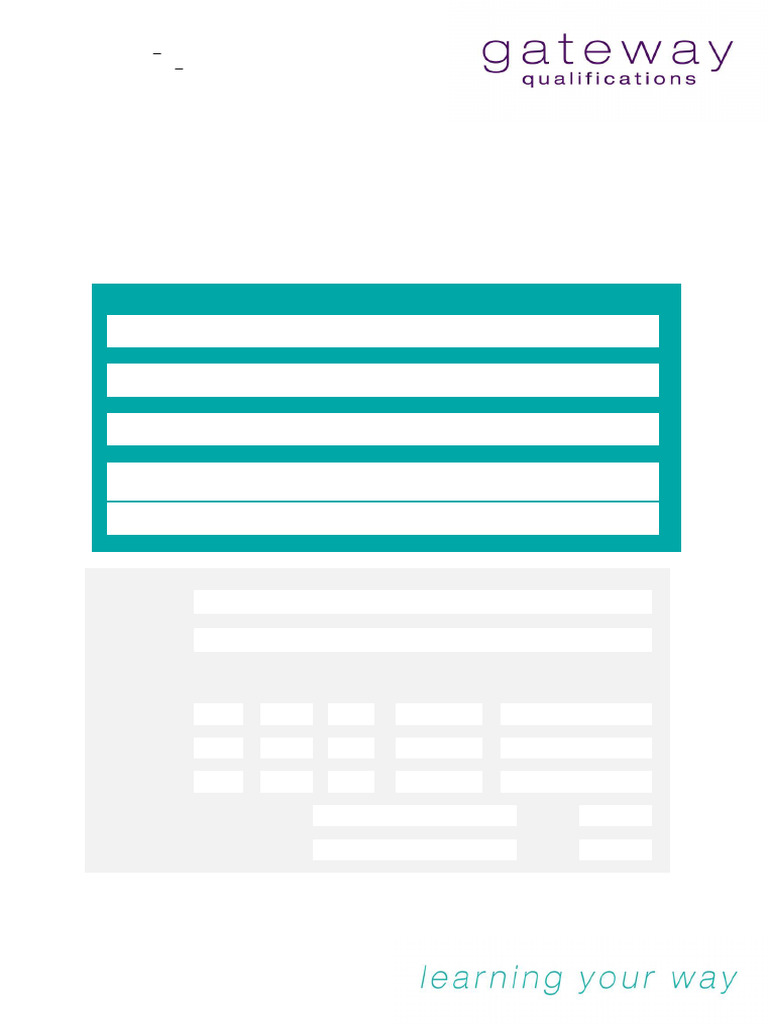 ESOL Writing L1 Sample 1 Paper | PDF | English As A Second Or Foreign ...