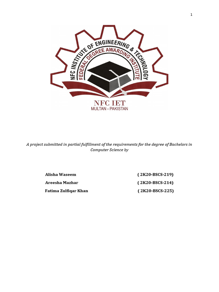 FYP Documentation 1 | PDF