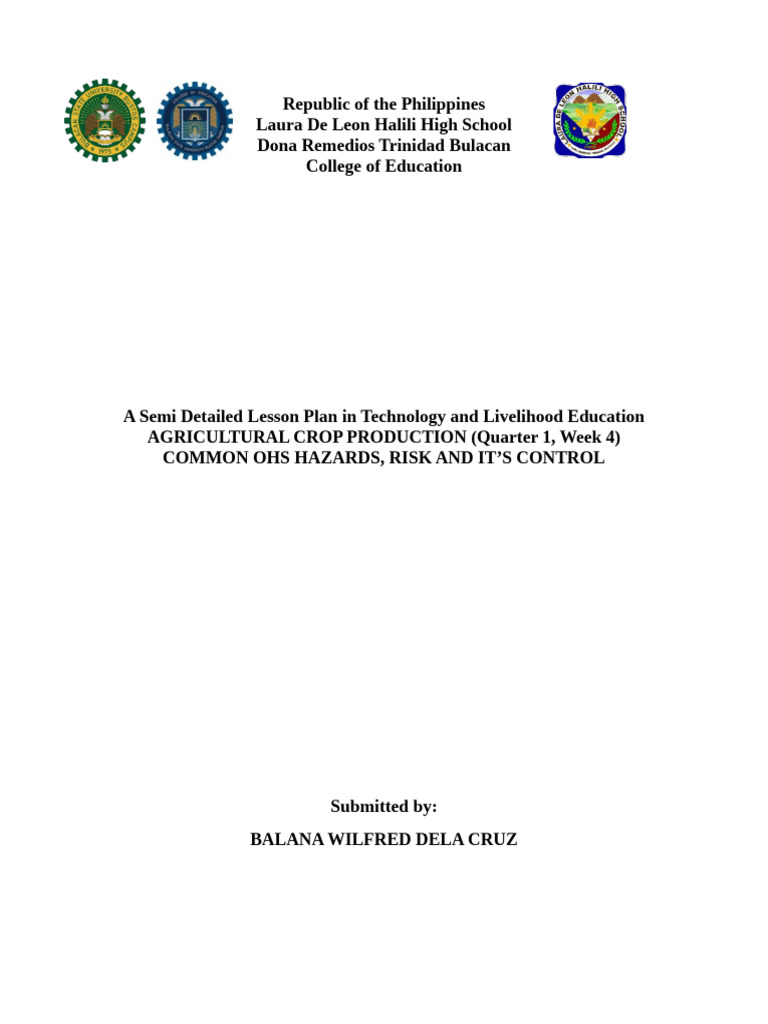 SDLP Agri D1-2 | PDF