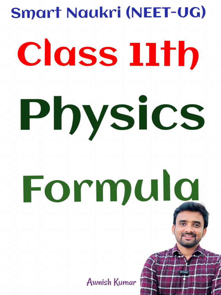 Complete Class 11th Physics Formula | PDF