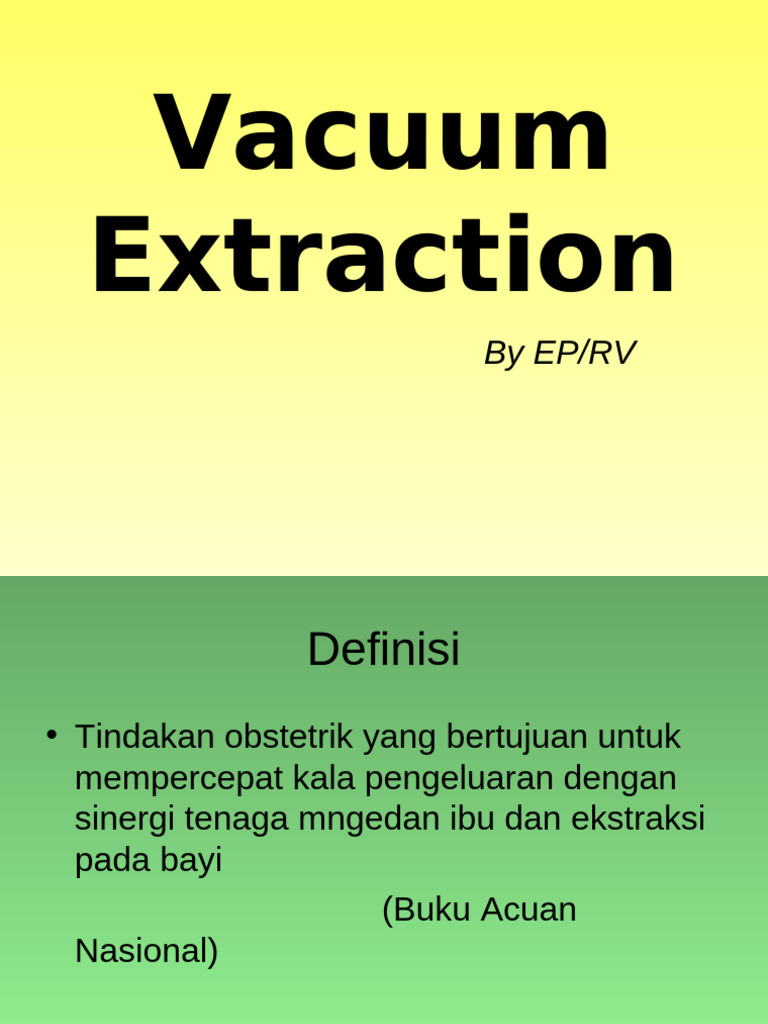 Vacuum Extraction Ep | PDF