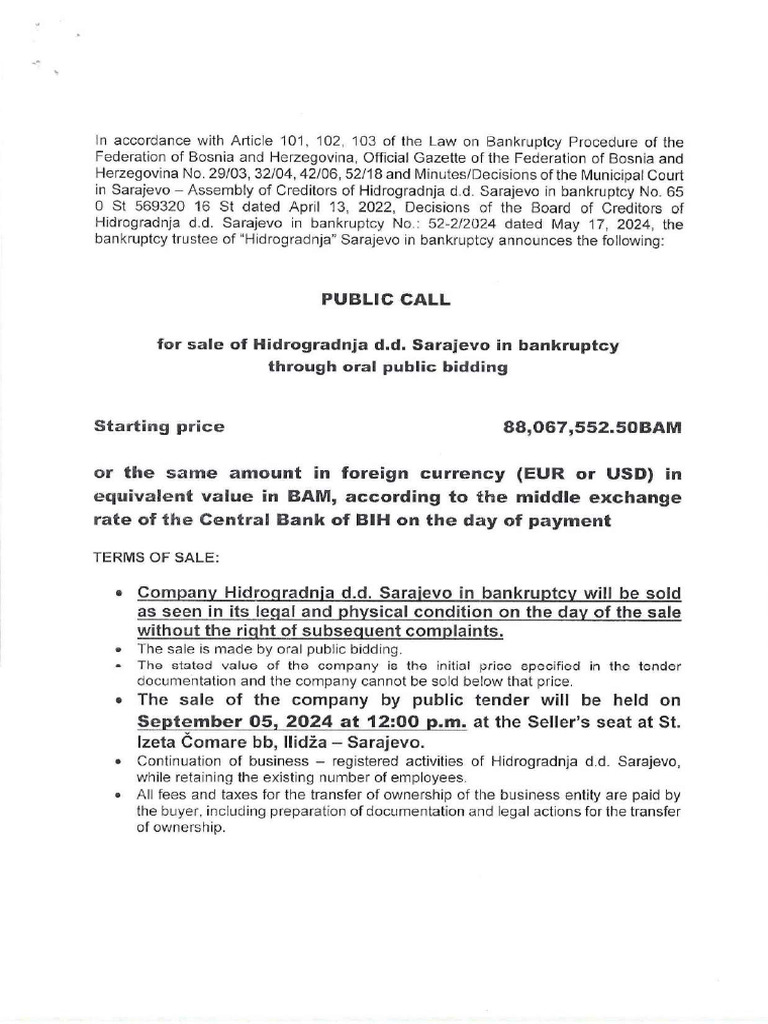 Public Call | PDF