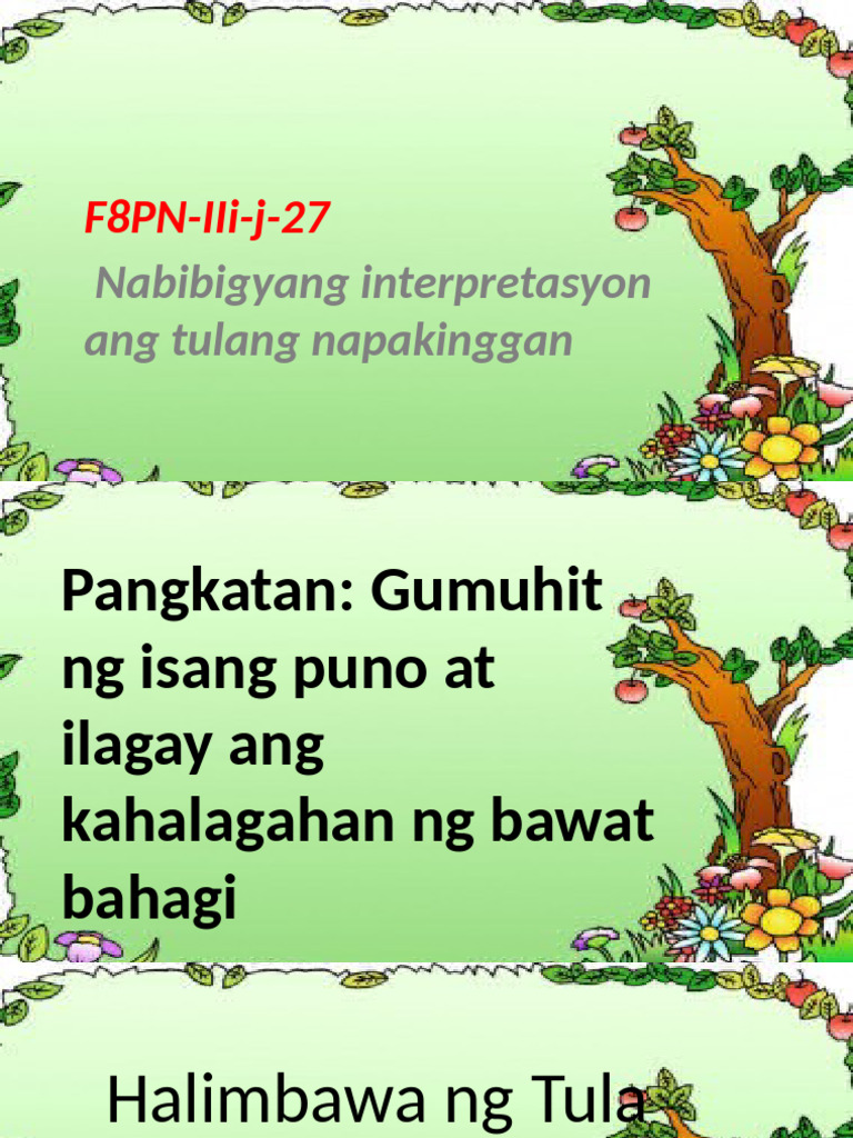 Halimbawa Ng Tula Juvelyn19 Presentations