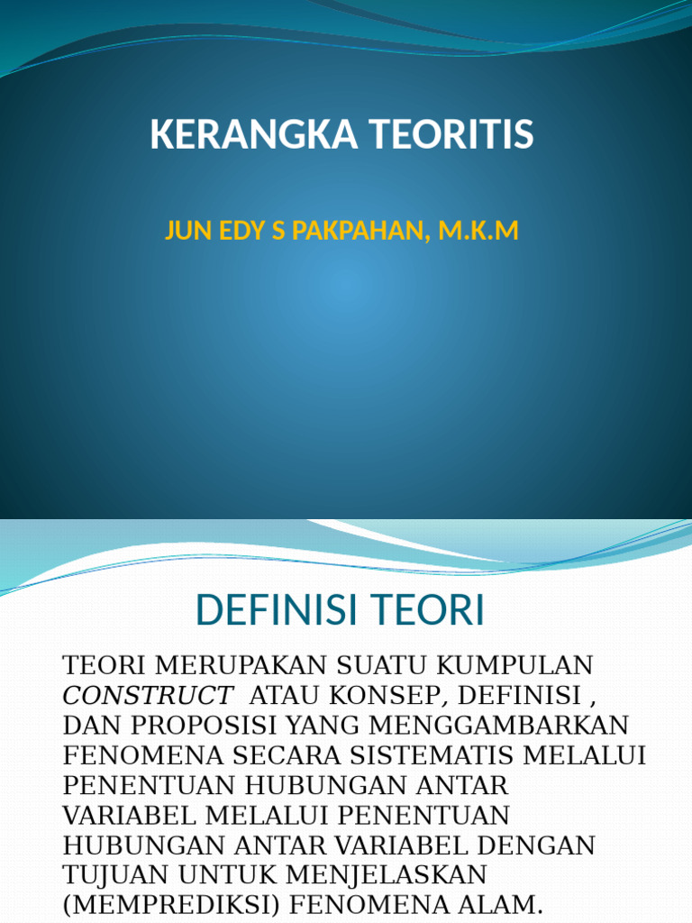 Kerangka Teoritis Flora | PDF