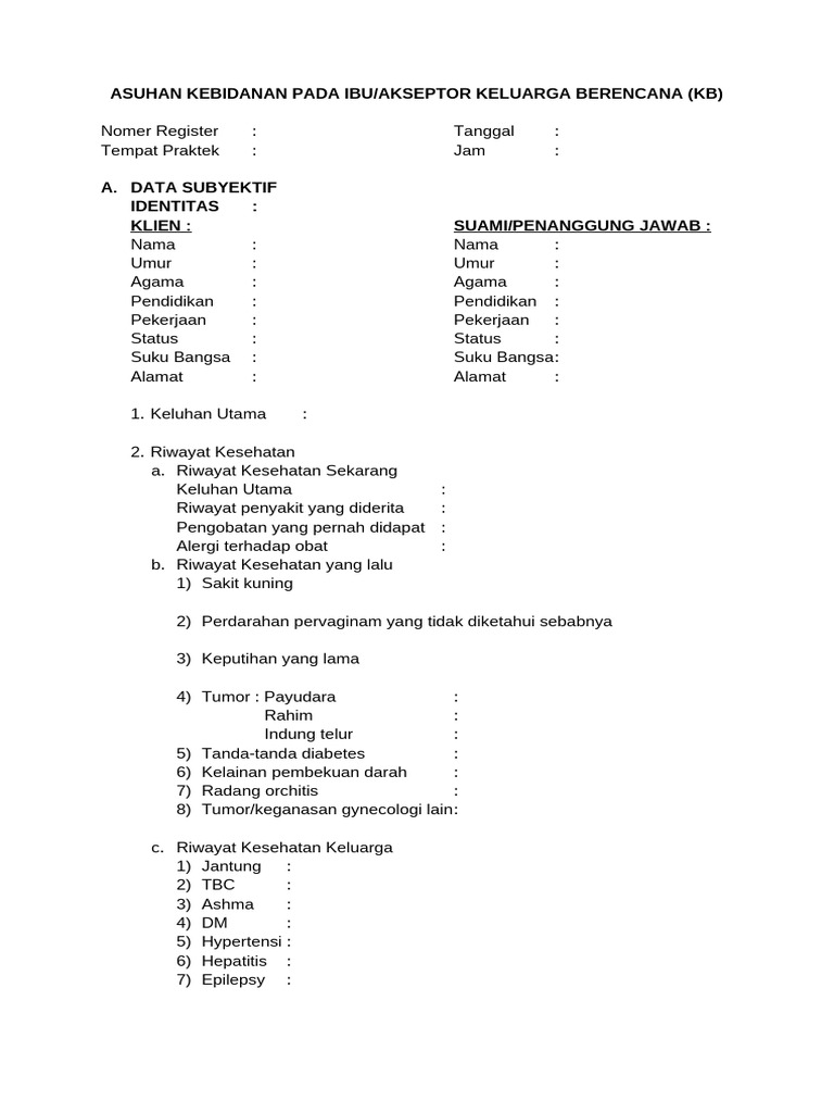 Asuhan Kebidanan Pada Ibu KB | PDF