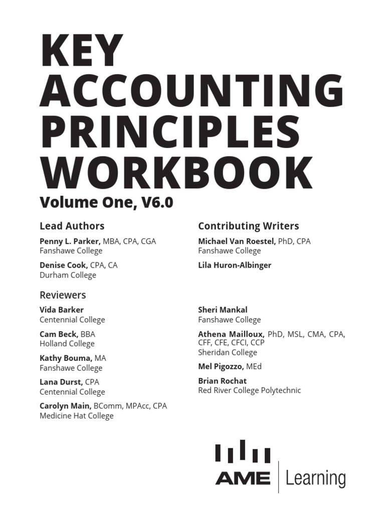 Accounting Workbook Se | PDF