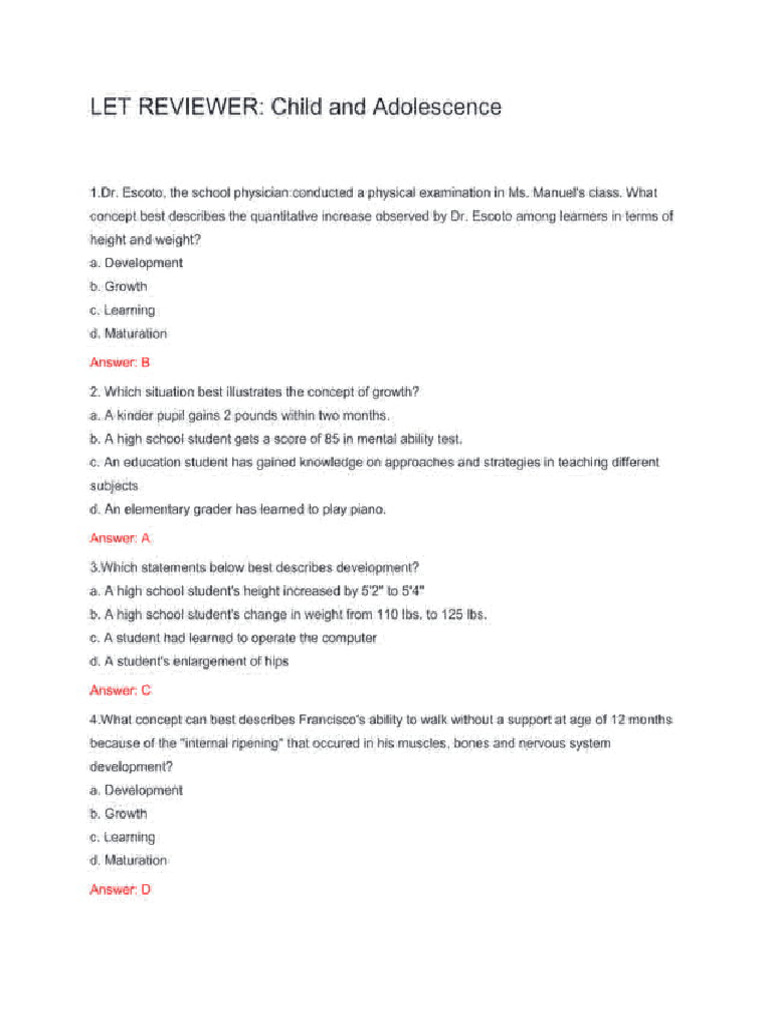 Ed 101 (2) With Answer | PDF