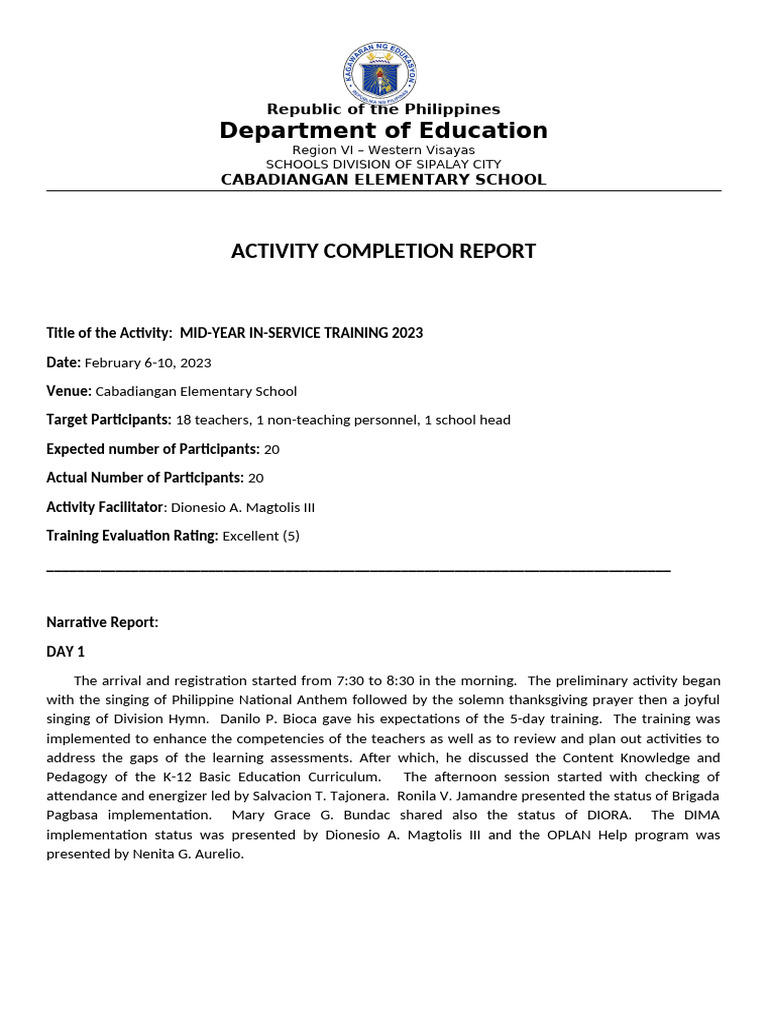 Acr Template 2023 | PDF