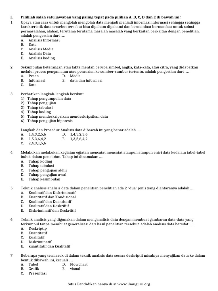 Latihan PMR | PDF | Data Transmission | Teaching Methods & Materials
