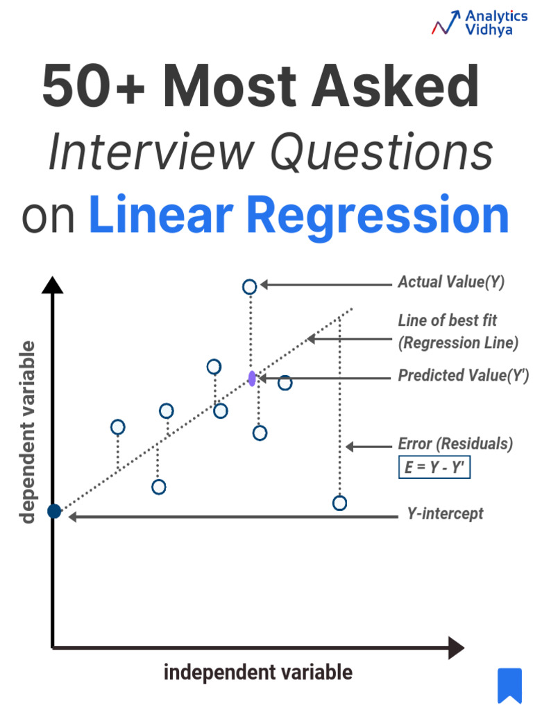 Linear Regression 50 Interview Q | PDF