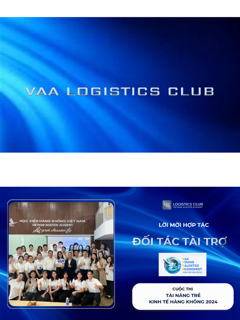 VLC - Proposal Cuộc Thi Tài Năng Trẻ Kinh Tế Hàng Không 2024 PDF | PDF