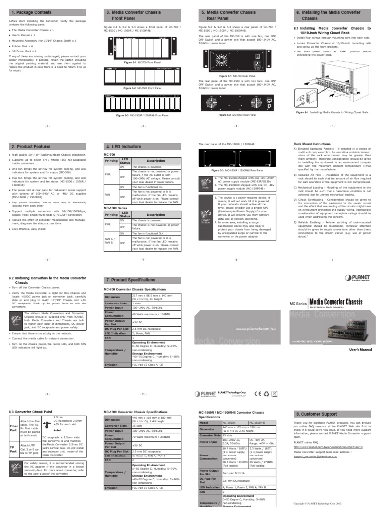 MC 700 Usermanual | PDF