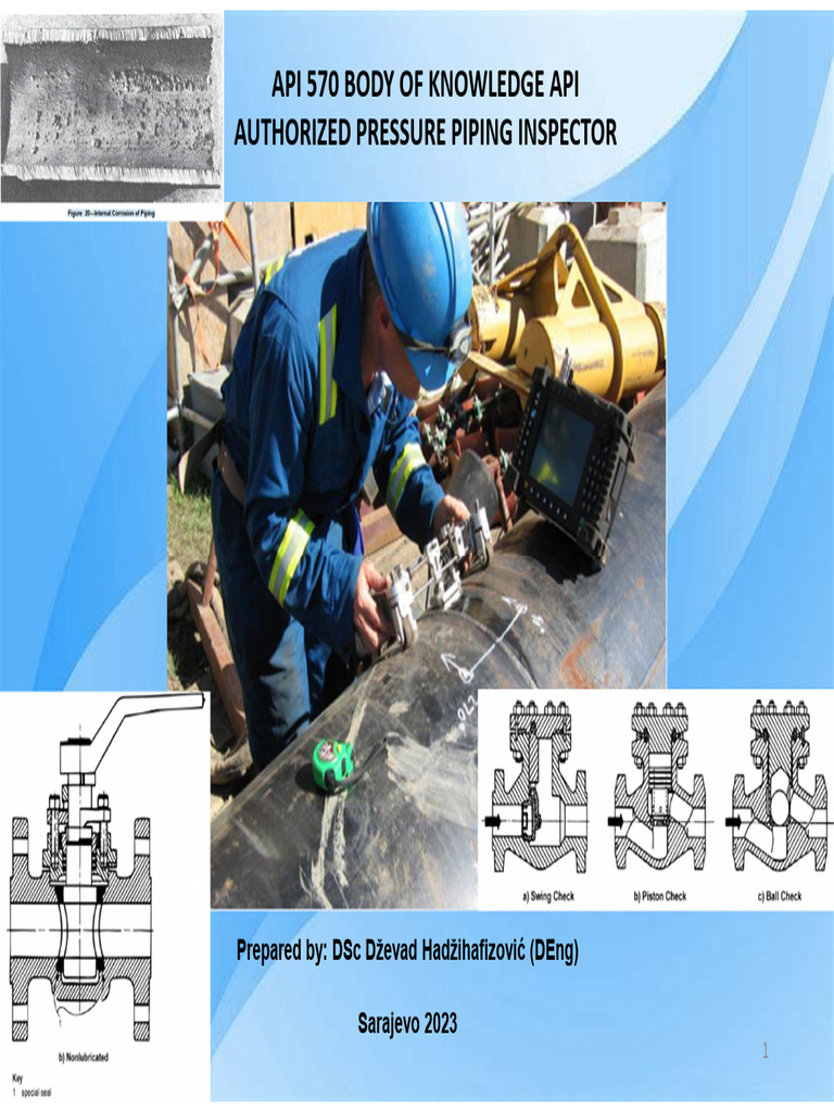 Pressure Piping Inspectors - API 570 - 1 | PDF