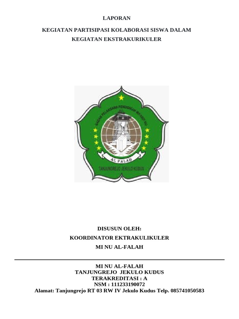 Bukti Atau Laporan Kegiatan Ekstrakurikuler | PDF