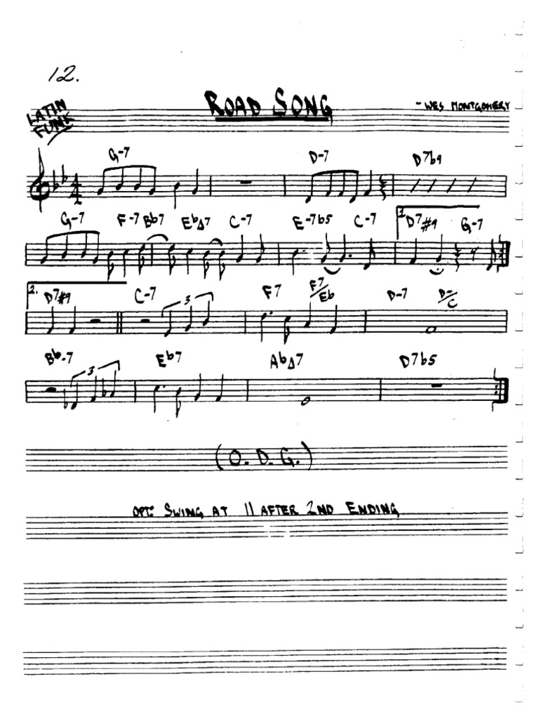Road Song | PDF