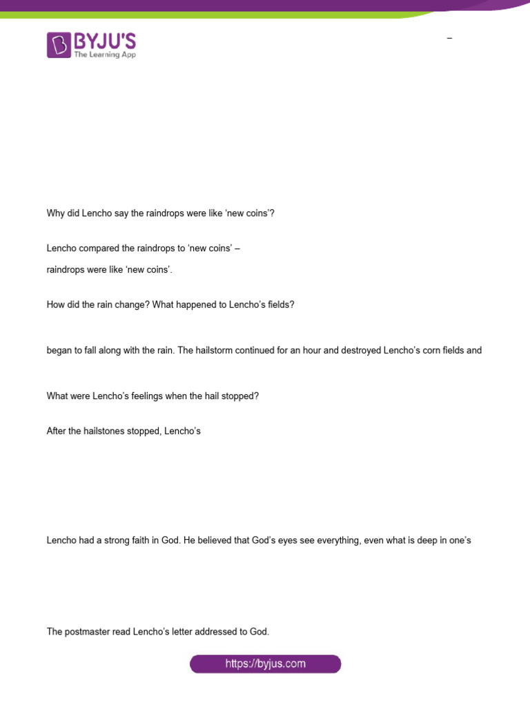 10th English NCERT Notes | PDF