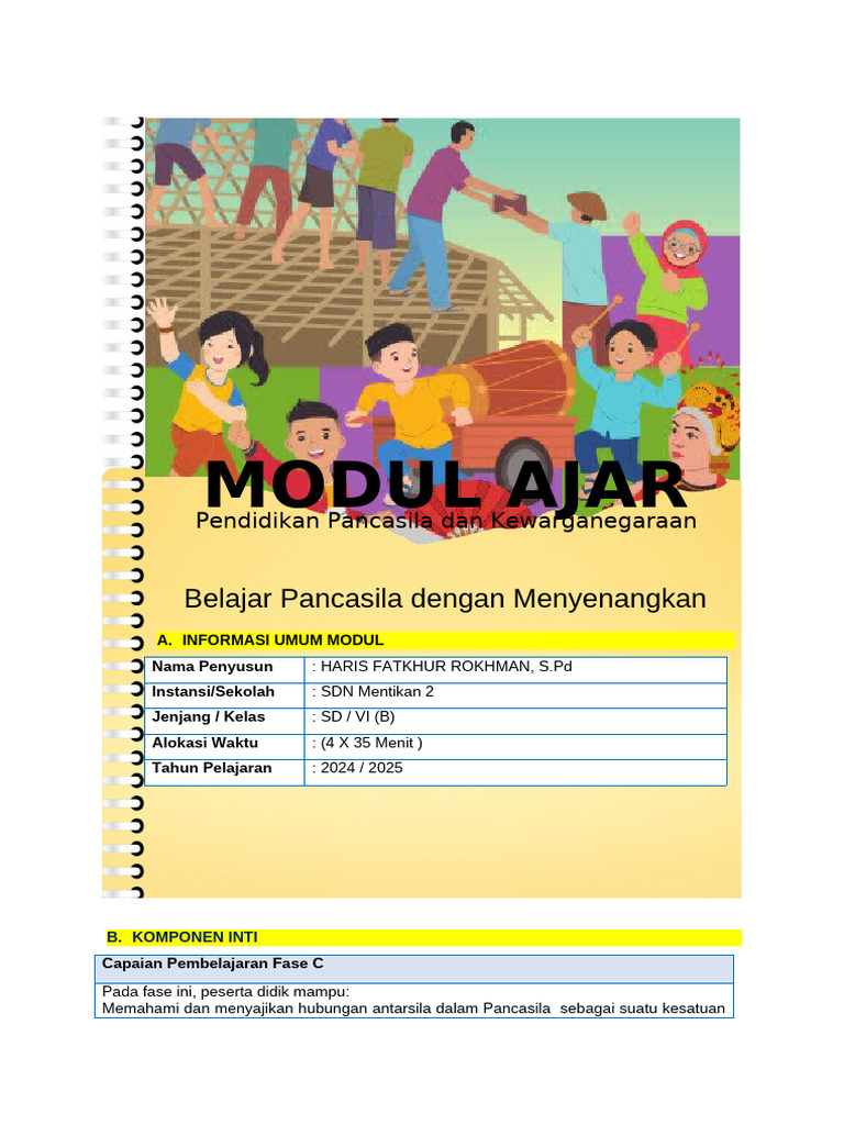 Modul Ajar Bab I Pertemuan 1 | PDF