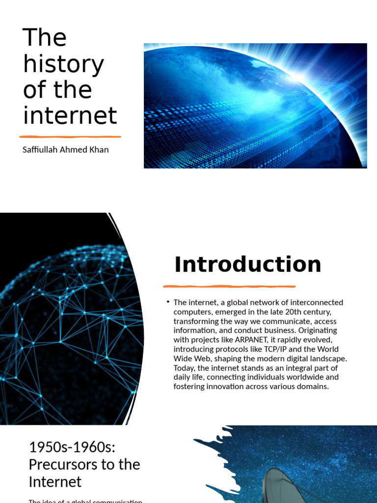 Presentation (The History of The Internet) | PDF | Internet | World ...