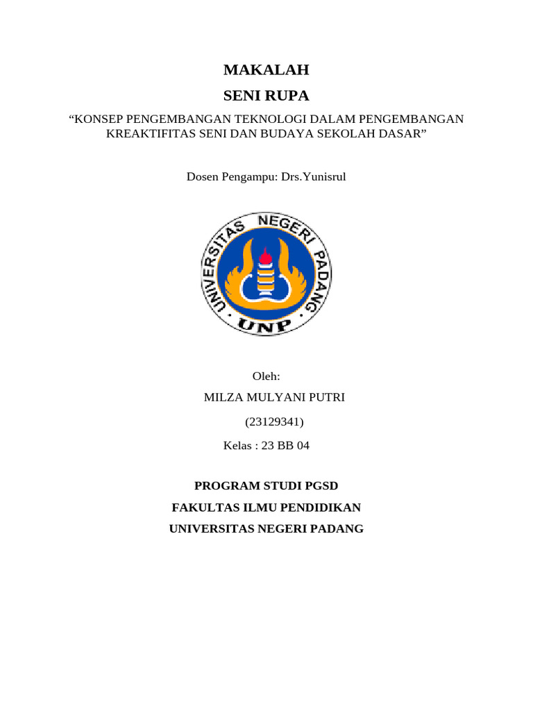 MAKALAH Seni Rupa p3 | PDF