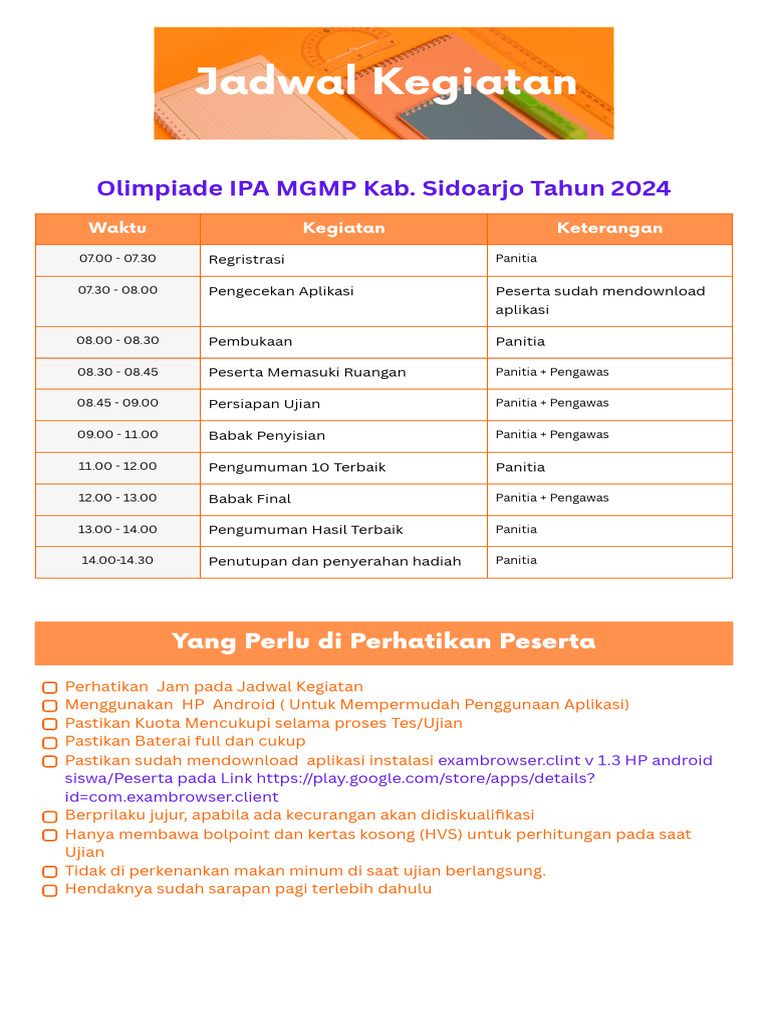 0 Jadwal | PDF