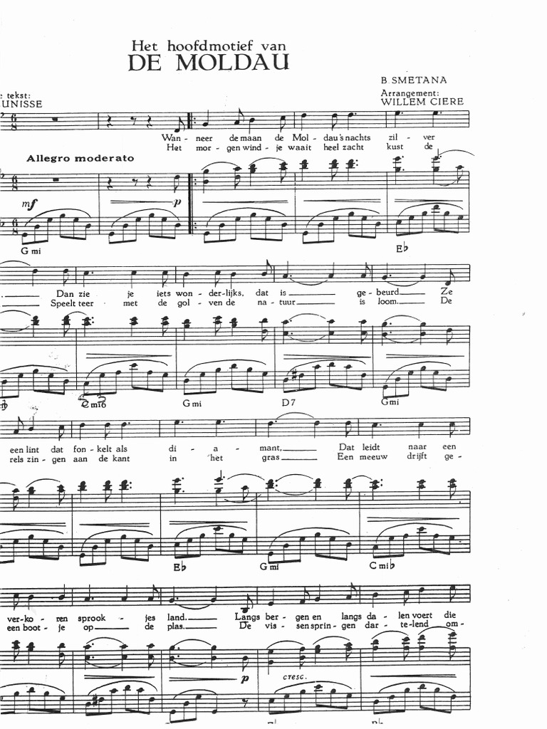 Smetana, Bedřich - de Moldau | PDF