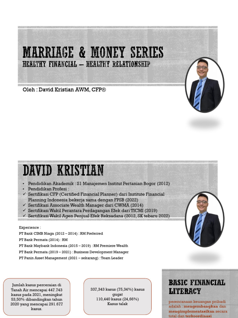 Money & Marriage by David | PDF