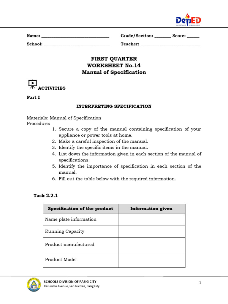 Tle Eim 9-Q1-DW14 | PDF