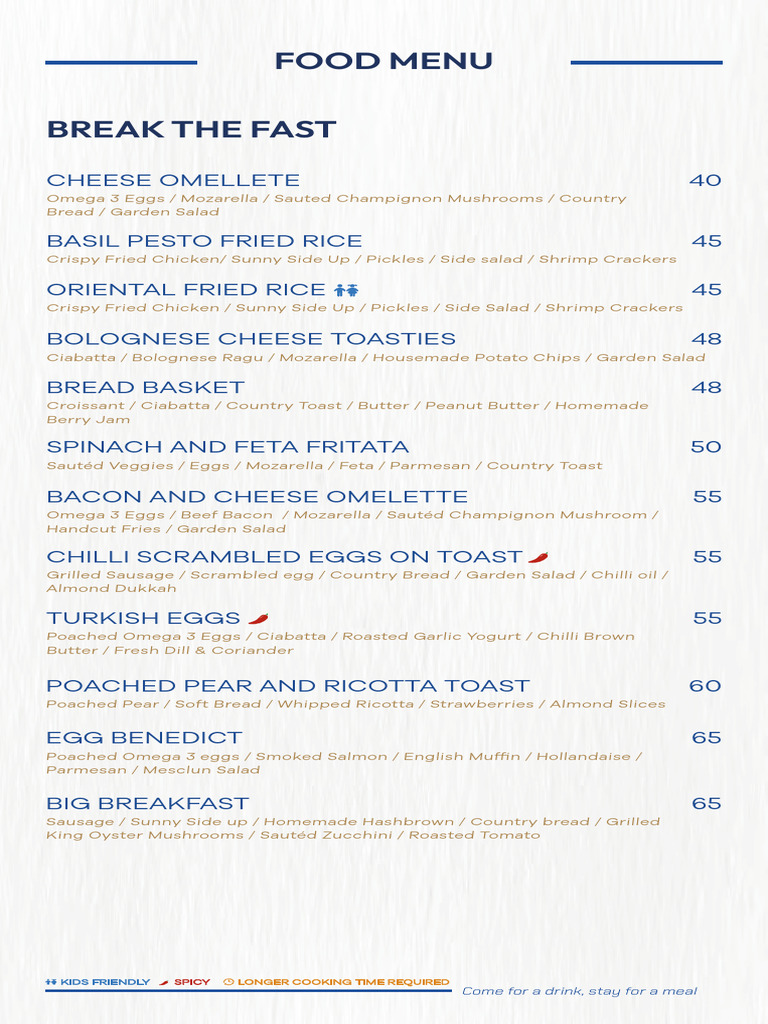 Blue Olives Menu | PDF